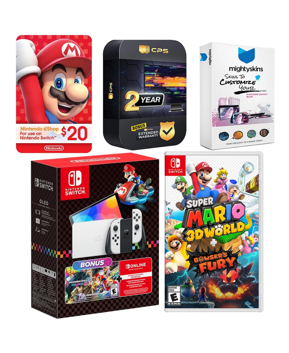 Click here for Nintendo Switch Oled Console Mario Kart 8 Bundle w... prices