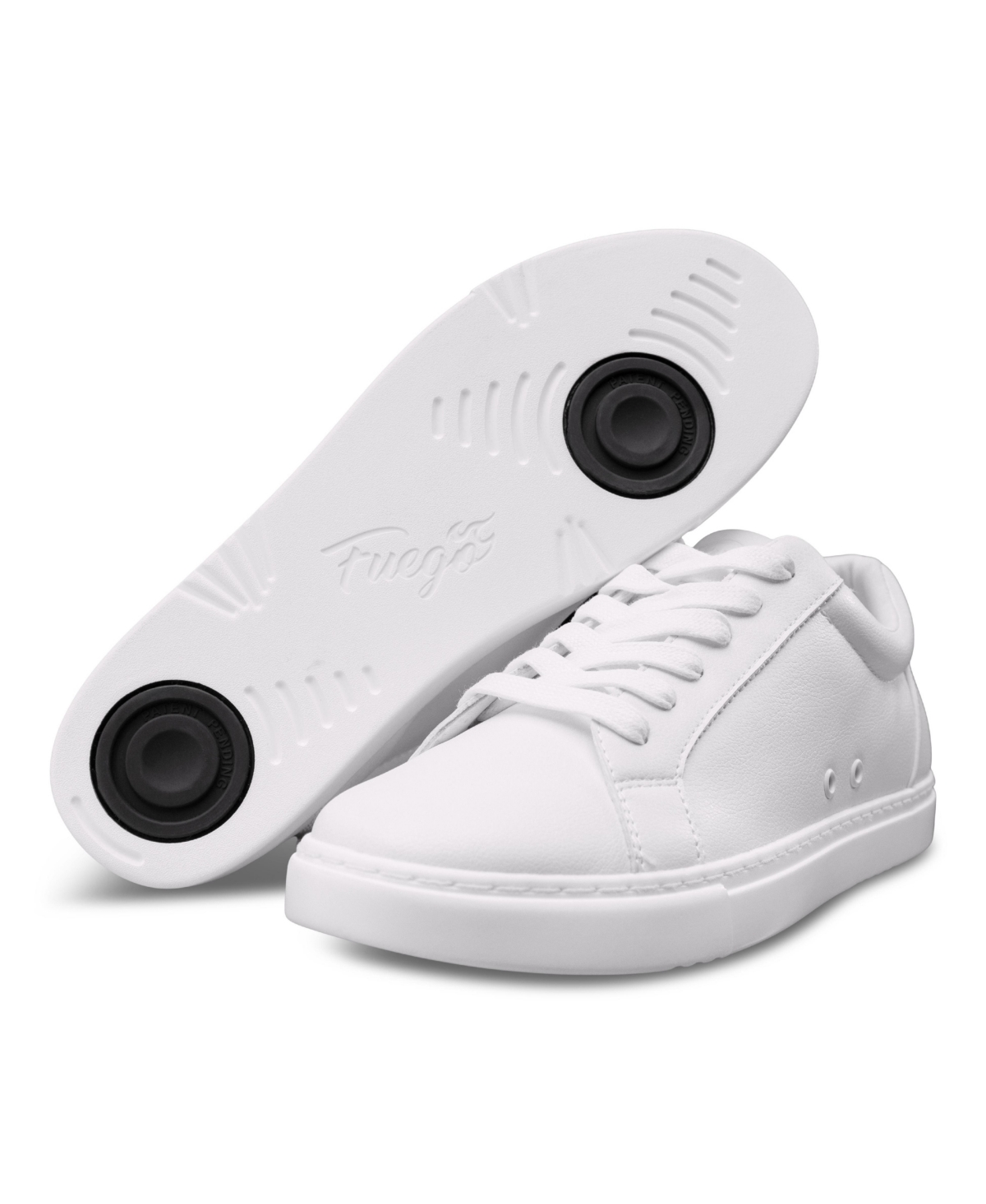 Click here for Womens White Low-top Sneaker - White prices