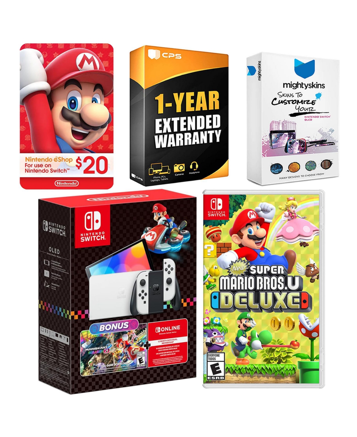 Click here for Nintendo Switch Oled Console Mario Kart 8 Bundle w... prices