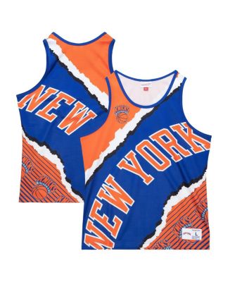 Mitchell & Ness Men's Royal New York Knicks Jumbotron 2.0 Sublimated ...