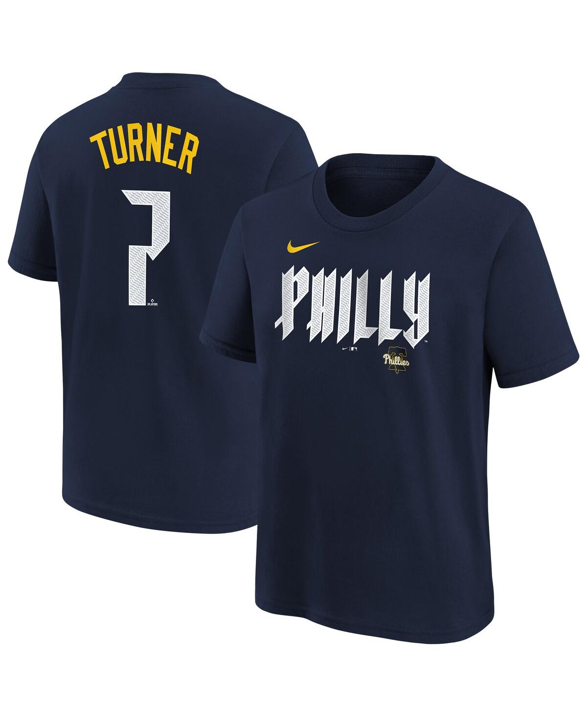 Click here for Nike Big Boys and Girls Trea Turner Navy Philadelp... prices