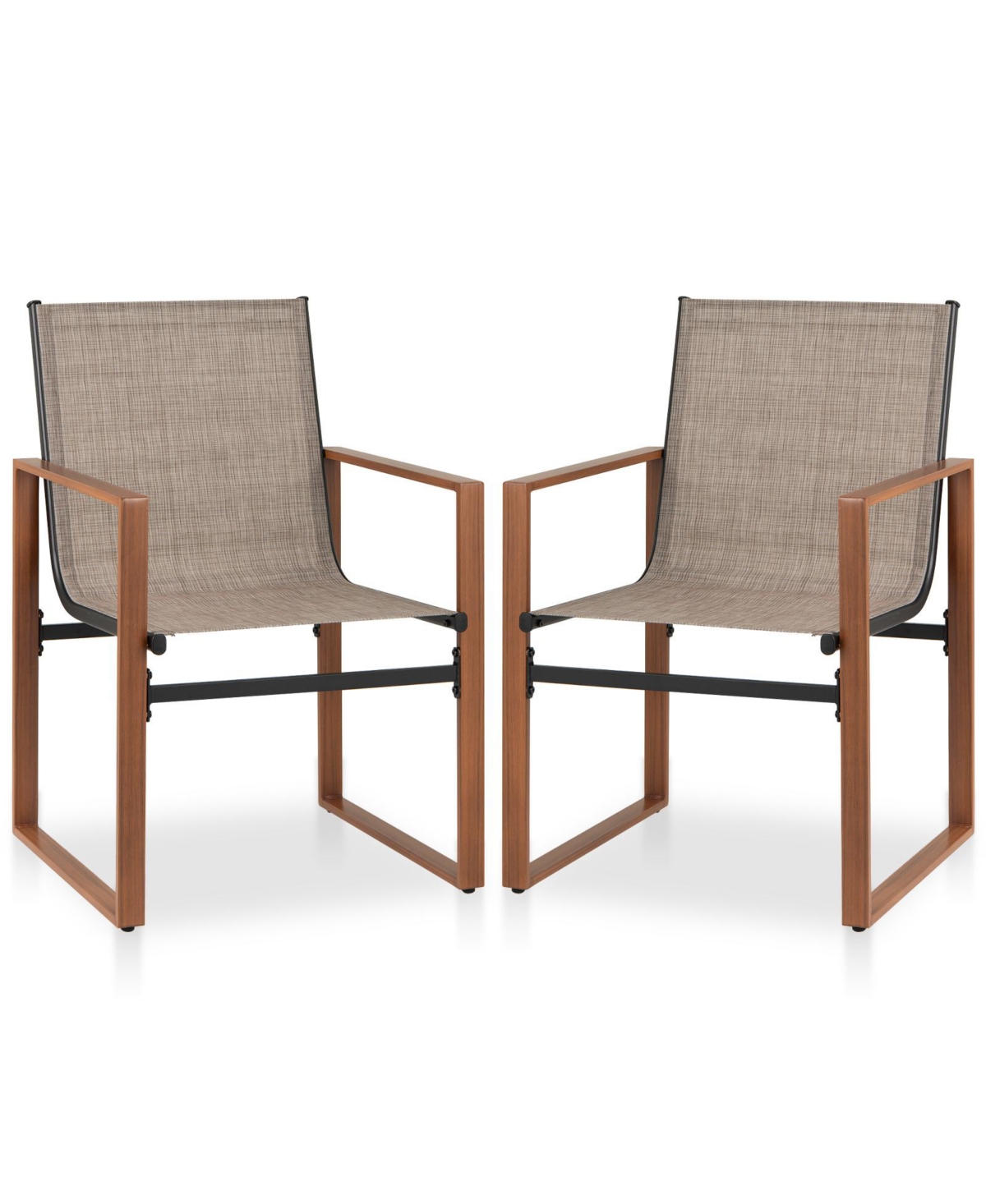 Click here for Outdoor Dining Chairs with Breathable Seat and Bac... prices