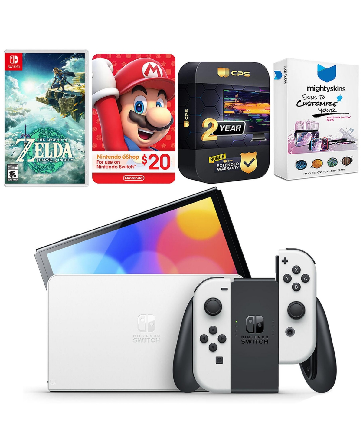 Click here for Nintendo Switch White Oled Console with The Legend... prices