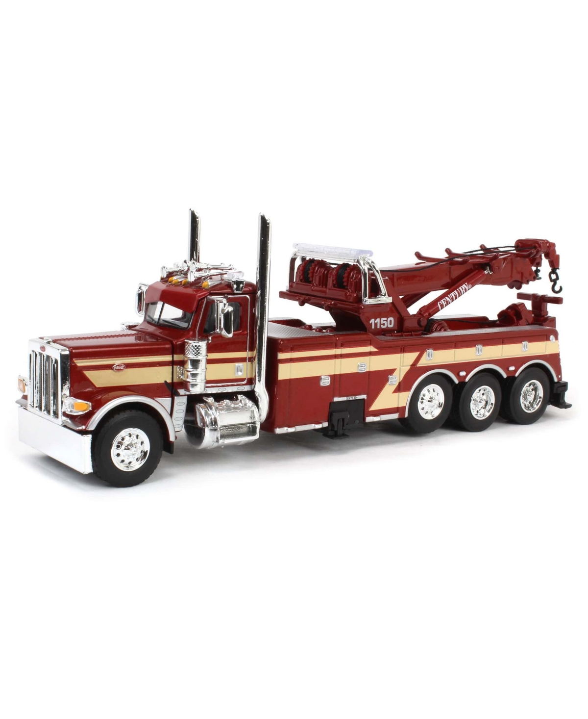 Click here for 1/64 Red & Tan Peterbilt 389 Day Cab w/ Century 11... prices