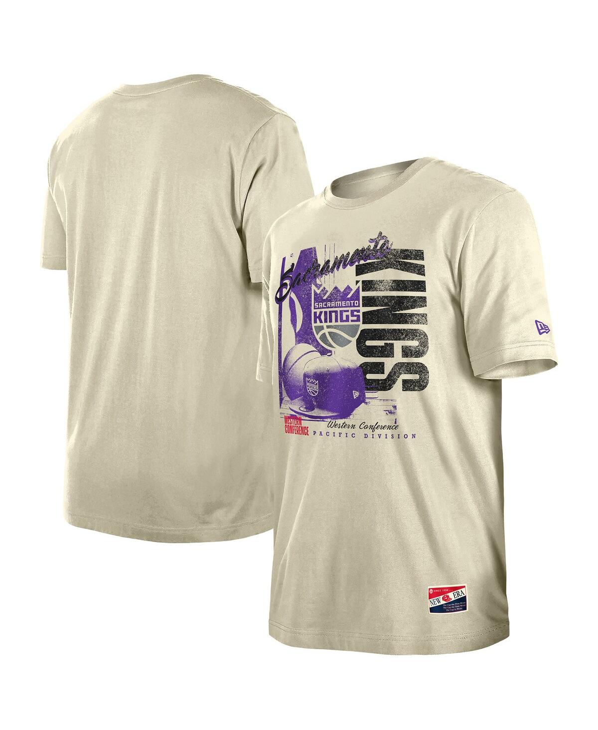 Click here for New Era Mens Cream Sacramento Kings Distressed Thr... prices
