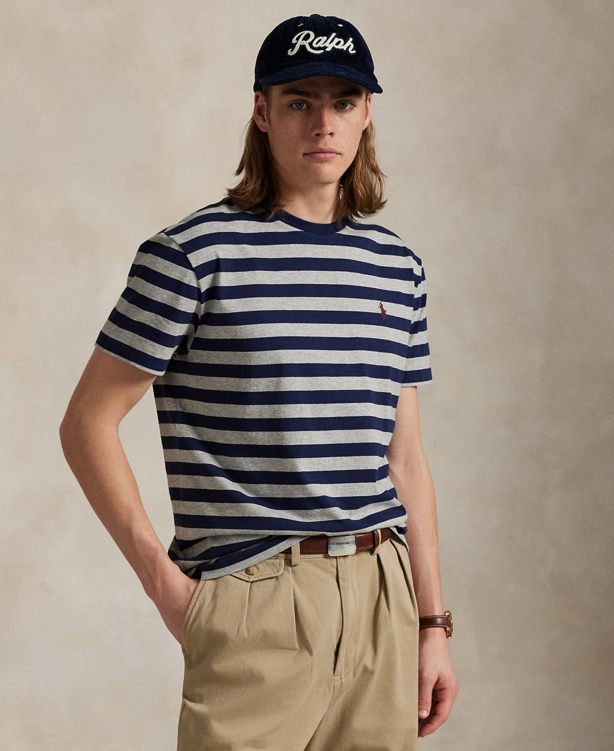 Click here for Polo Ralph Lauren Mens Classic-Fit Striped Jersey... prices