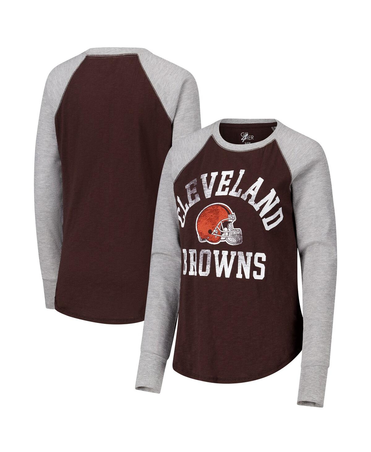 Click here for G-iii 4Her by Carl Banks Womens Brown/Heather Gray... prices