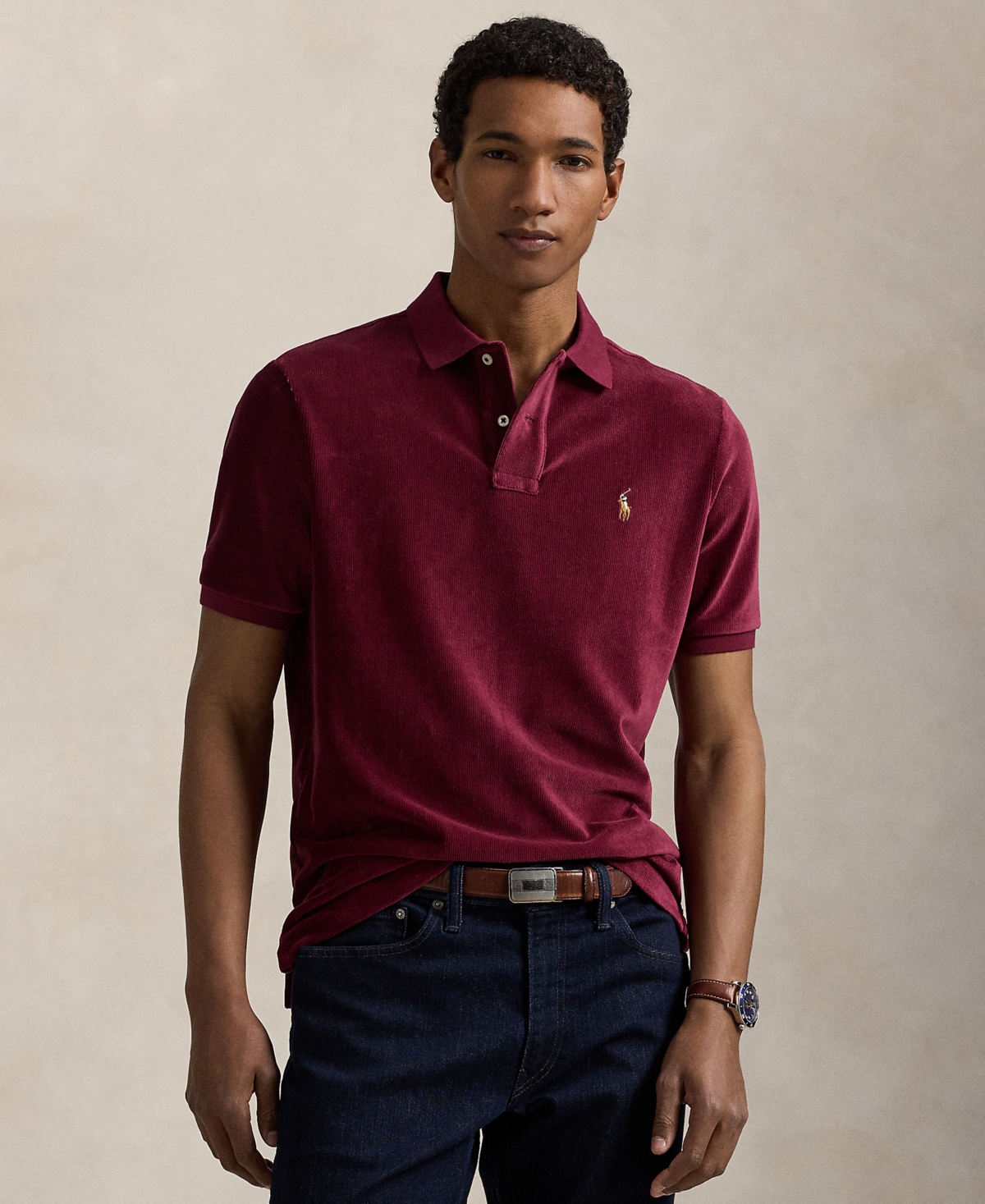 Click here for Polo Ralph Lauren Mens Classic-Fit Knit Corduroy P... prices