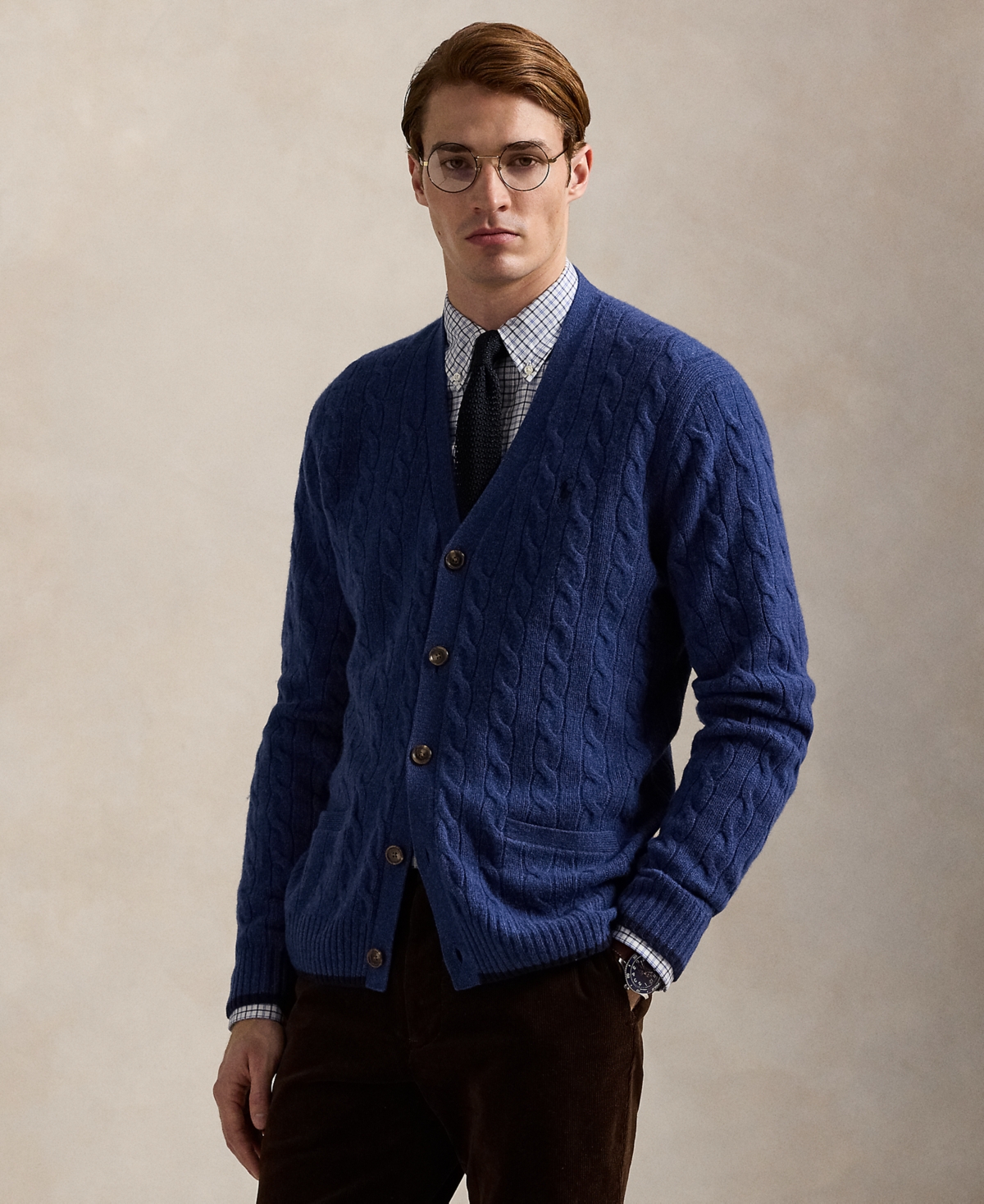 Click here for Polo Ralph Lauren Mens Cable-Knit Wool-Cashmere Ca... prices