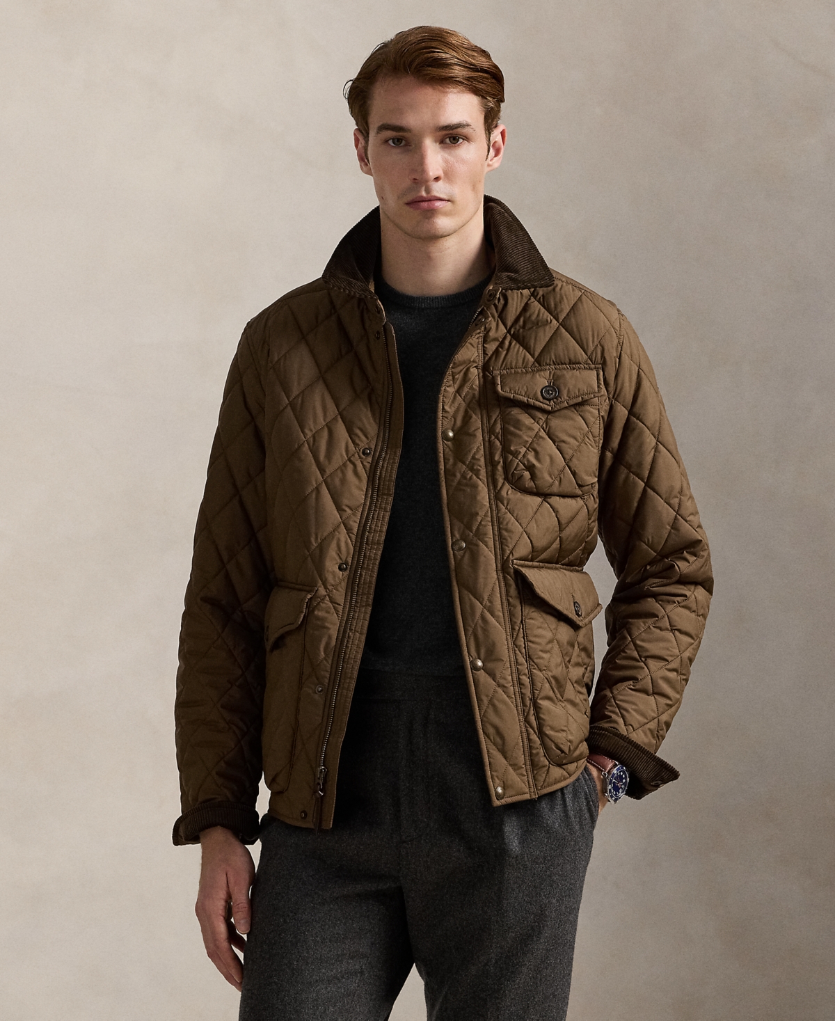 Click here for Polo Ralph Lauren Mens Water-Repellent Quilted Jac... prices