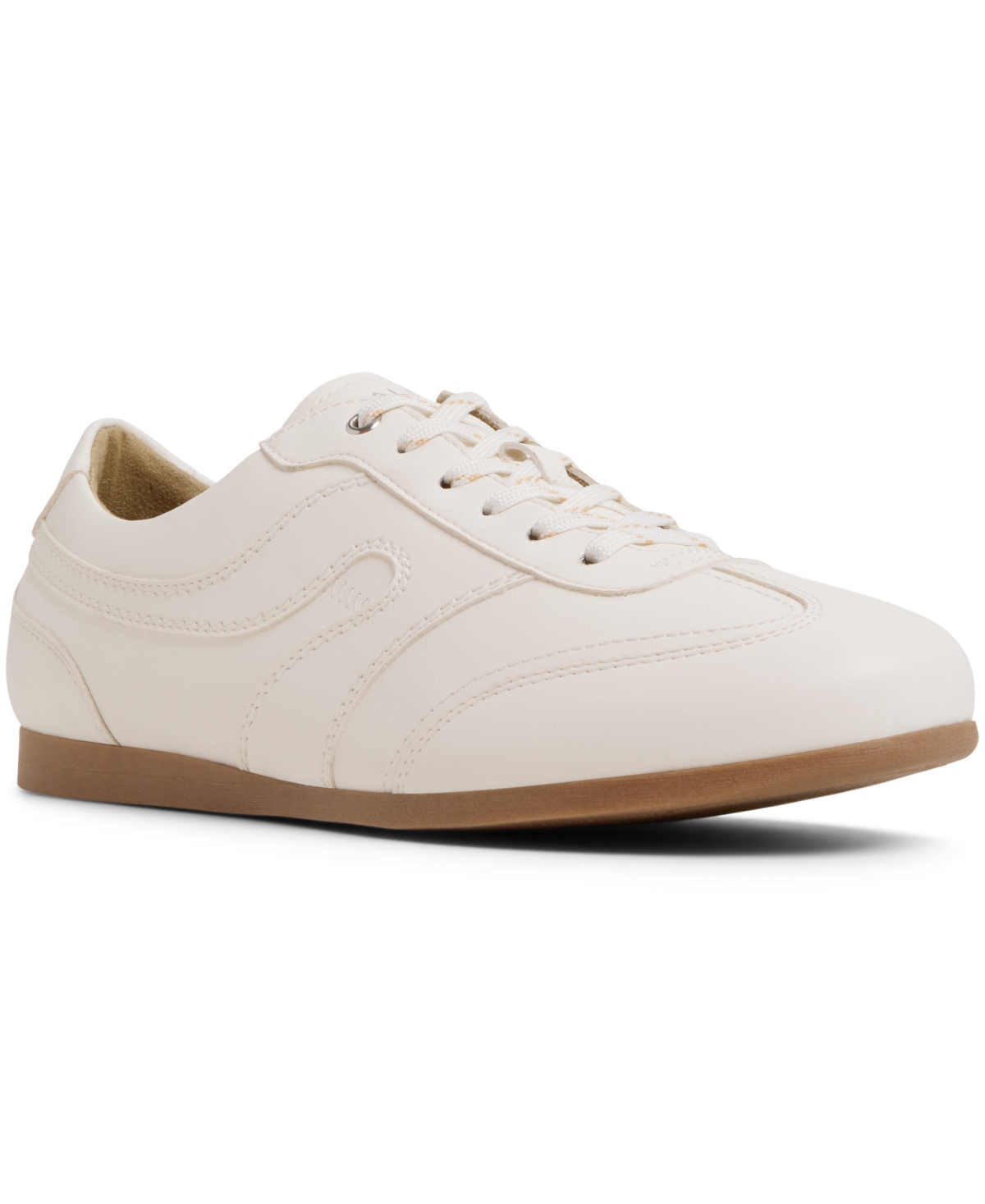 Click here for Aldo Mens Aris Lace Up Sneakers - Smooth white prices