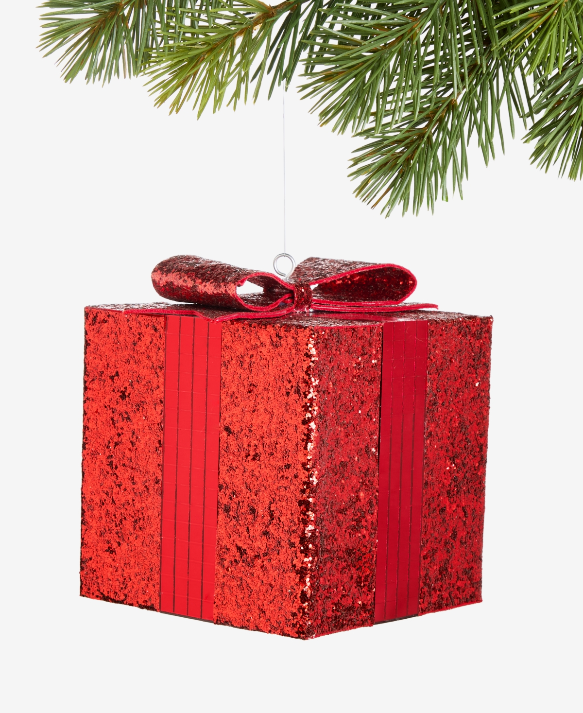 Click here for Holiday Lane Christmas Cheer Gift Box Ornament  Ex... prices
