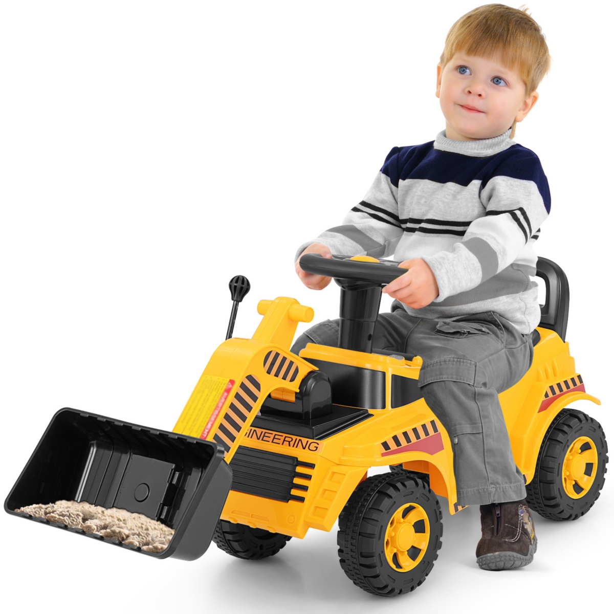 Click here for Ride on Bulldozer Excavator Digger Toy with Adjust... prices