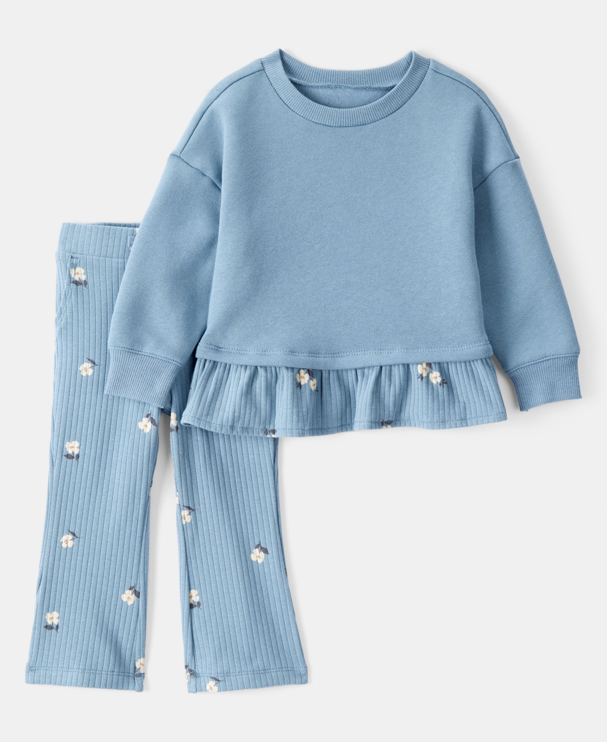 Click here for Carters Baby Girls Floral Peplum Top & Flared Pant... prices