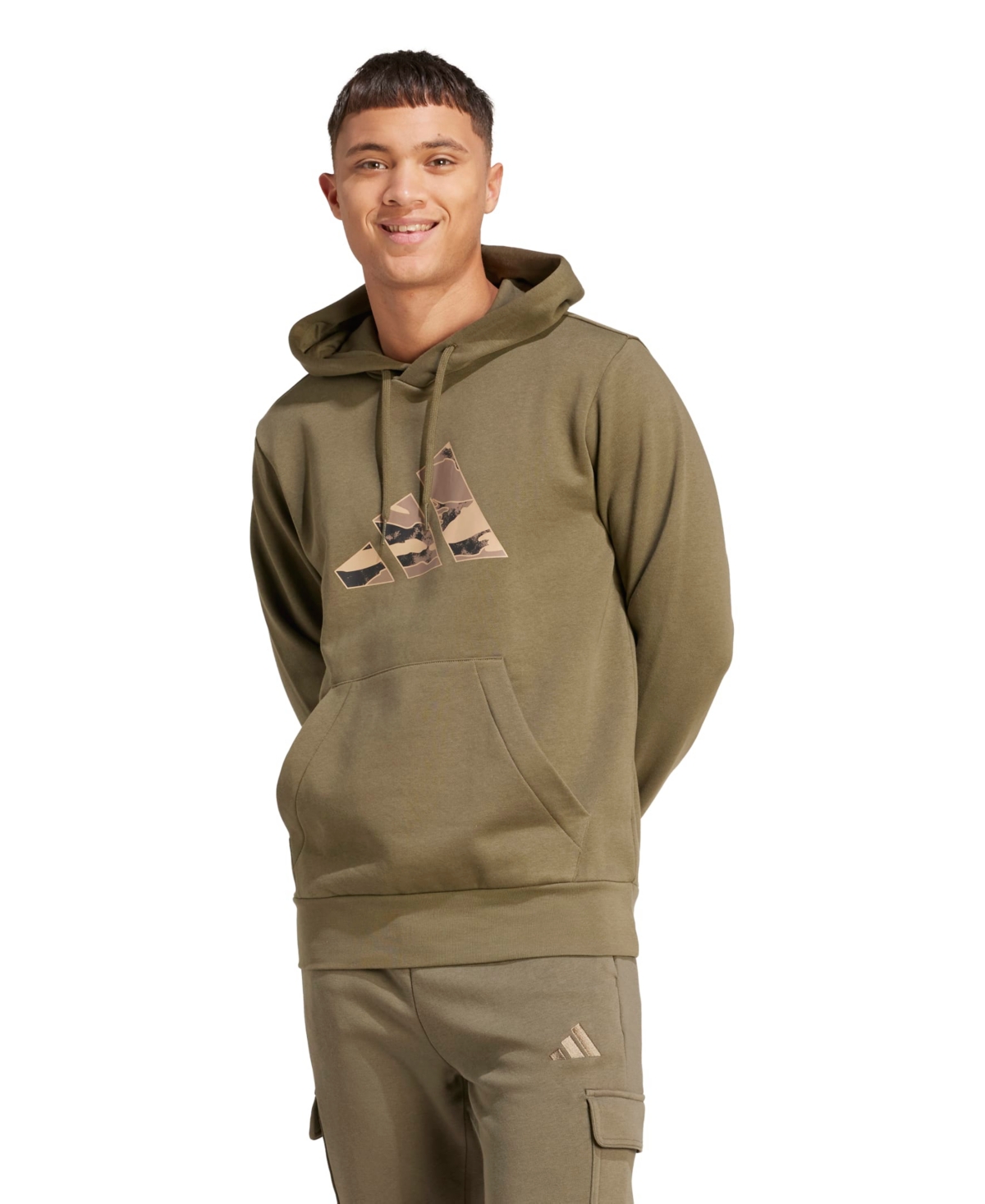 Click here for adidas Mens Camouflage Graphic Hoodie - Olive stra... prices