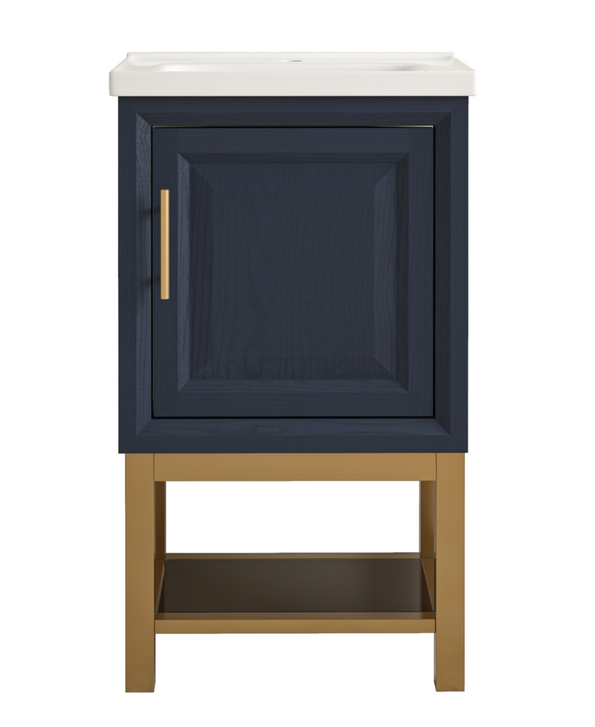 Click here for 20" Bathroom Vanity with Ceramic Basin - Navy prices