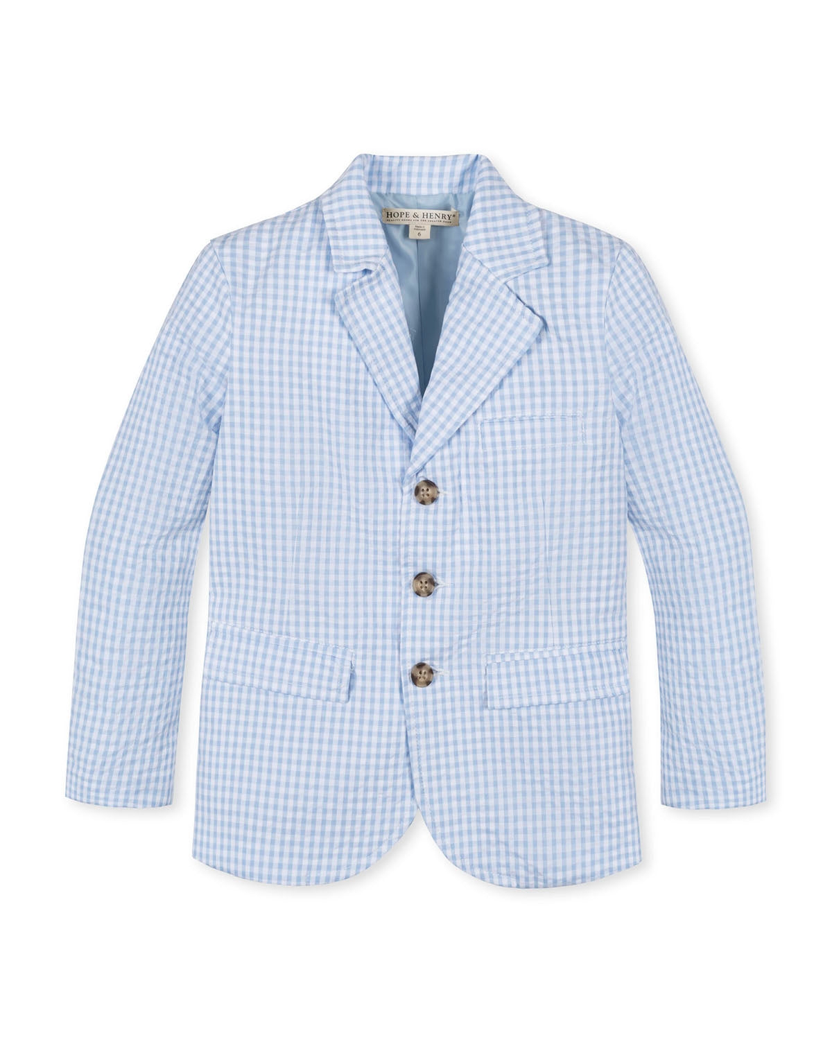 Click here for Hope & Henry Boys Classic Seersucker Suit Jacket... prices