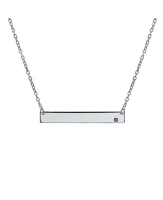 Bling Jewelry Horizontal Sideway Inspirational Flat Bar Name Plated ...