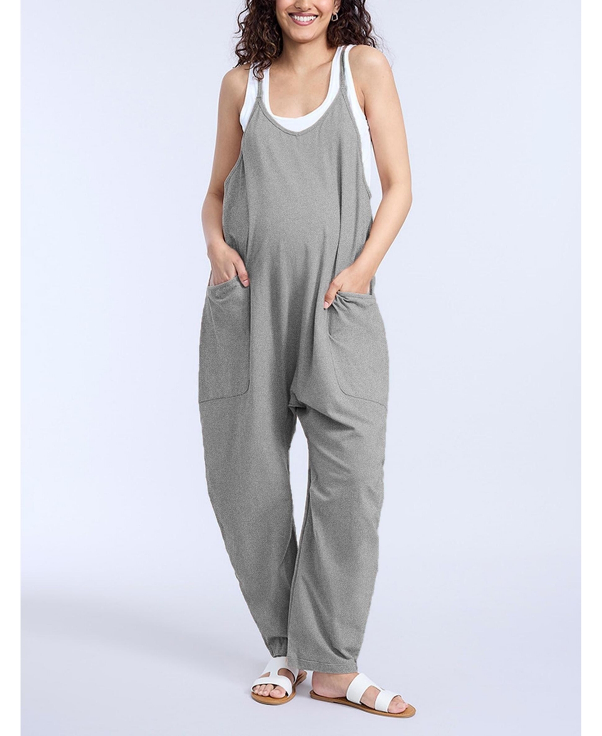 Click here for Motherhood Maternity Womens Sleeveless Relaxed Fit... prices