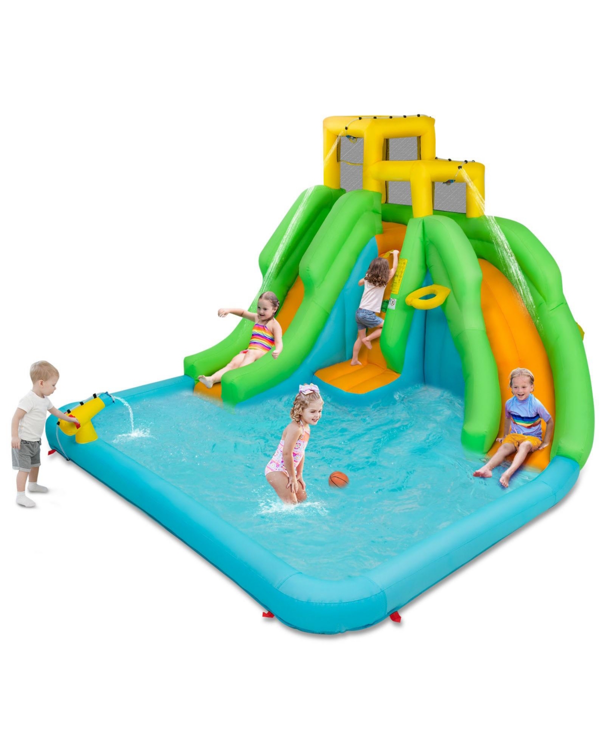 Click here for Mecale Kids Inflatable Water Park Bounce House wit... prices