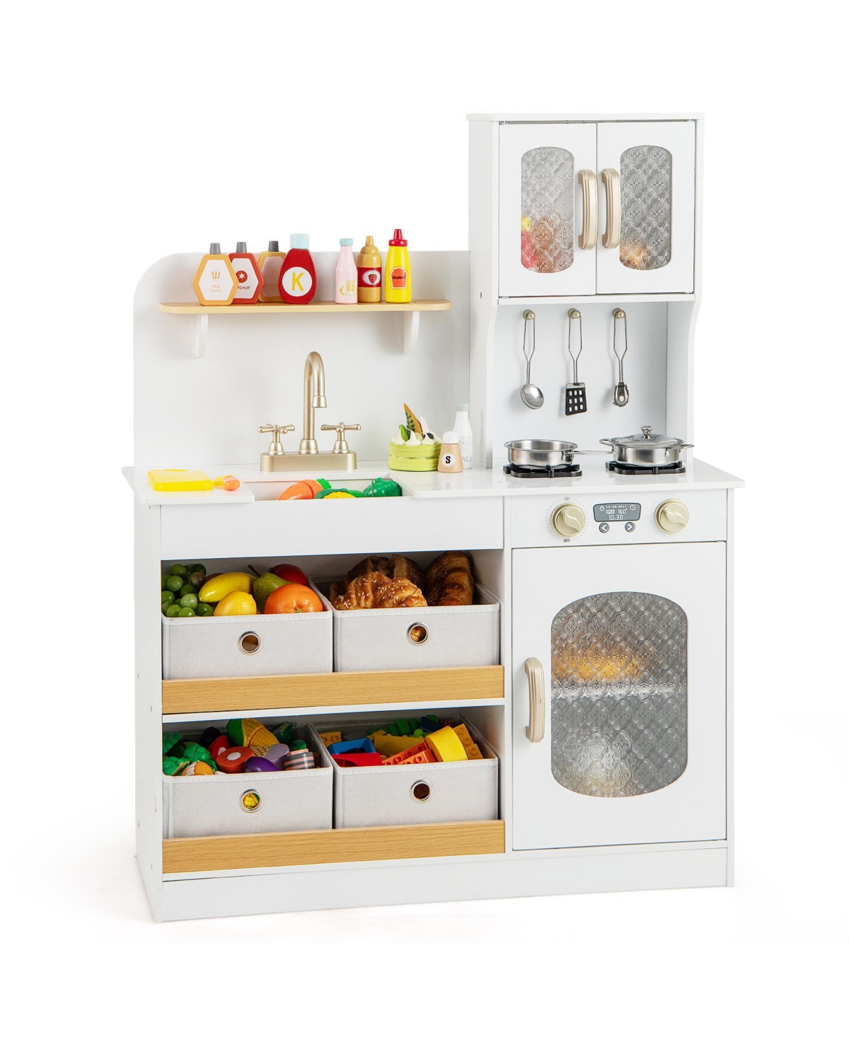 Click here for Kids Kitchen Playset with Cooking Accessories and... prices
