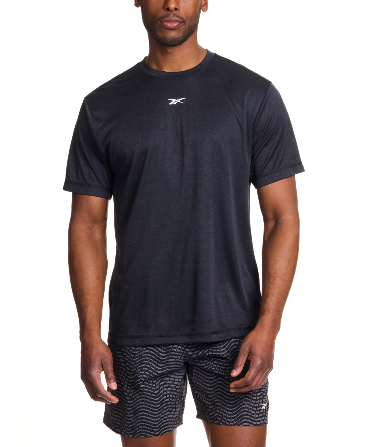 Click here for Reebok Mens Tech Regular-Fit Logo T-Shirt - Black... prices