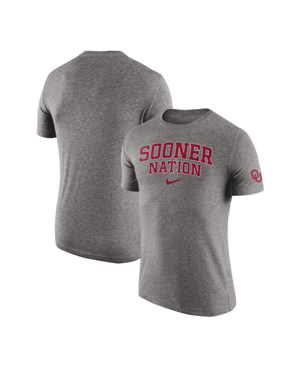 Click here for Nike Mens Heathered Gray Oklahoma Sooners 2-Hit Tr... prices