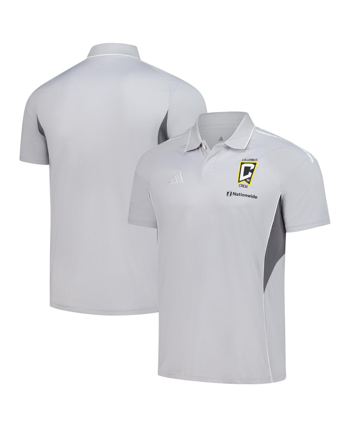 Click here for Adidas Mens Silver Columbus Crew 2025 Training Pol... prices