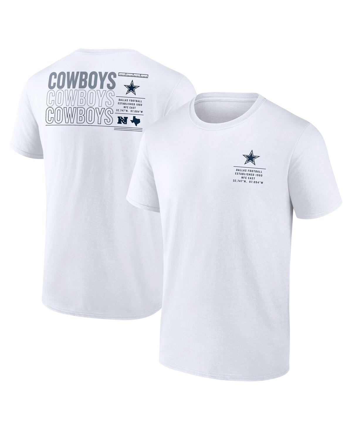 Click here for Fanatics Mens White Dallas Cowboys Repeat Stats T-... prices