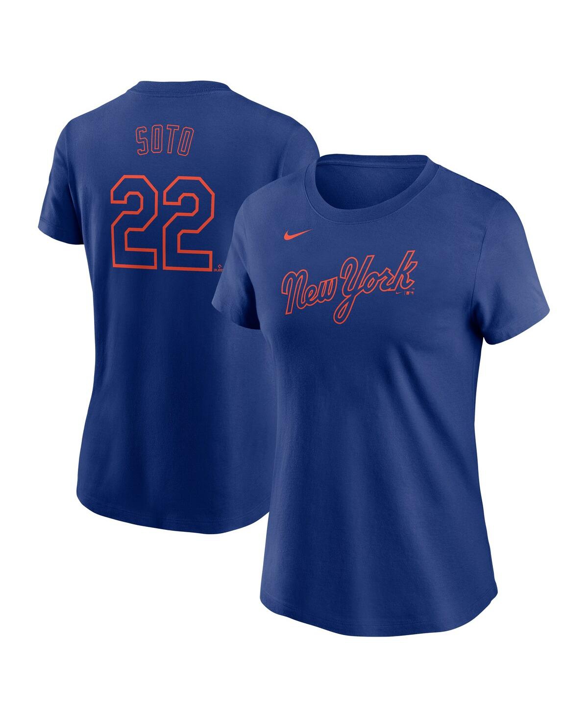 Click here for Nike Womens Juan Soto Royal New York Mets Fuse Nam... prices