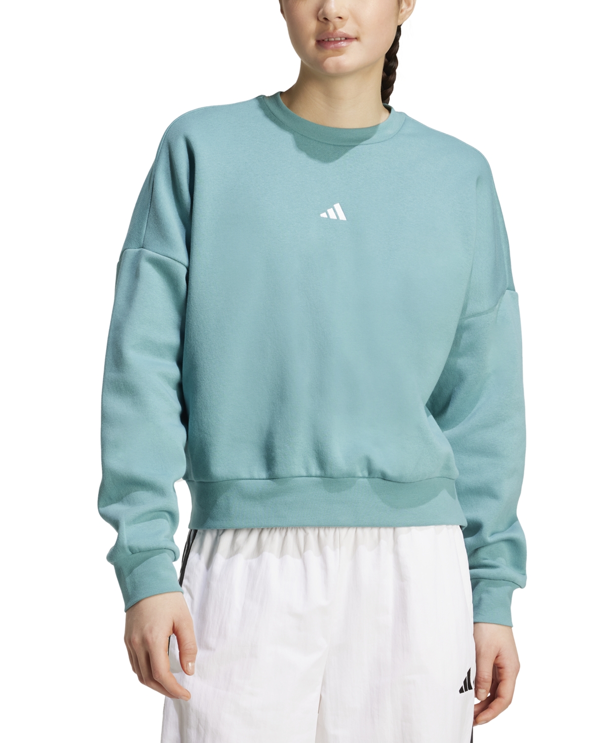 Click here for adidas Womens Essentials Crewneck Small-Logo Sweat... prices