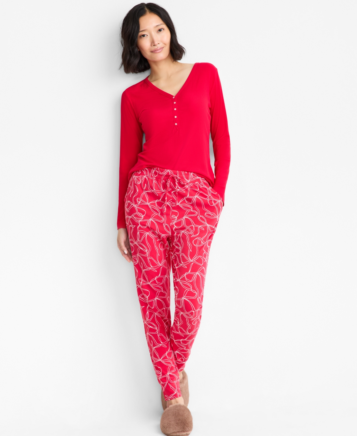 Click here for State of Day Womens Jogger Pajama Pants Xs-3X  Cre... prices