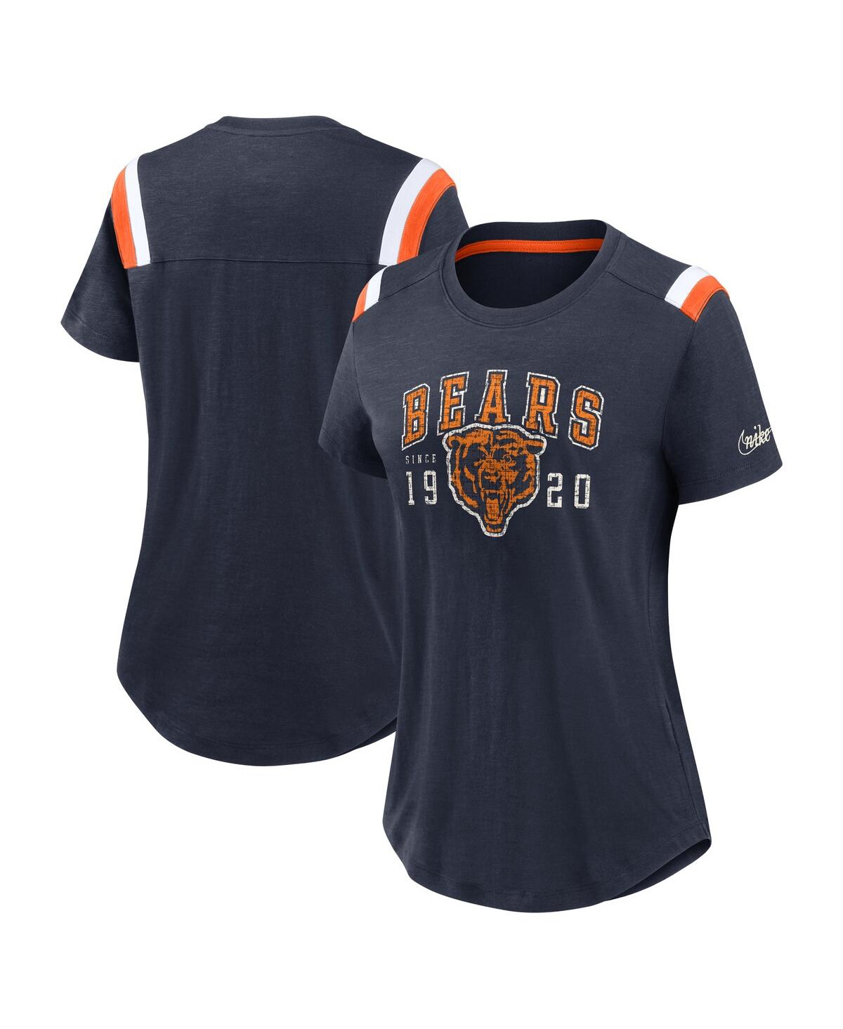 Click here for Nike WomensÂ Navy Chicago Bears Historic Slub Fash... prices
