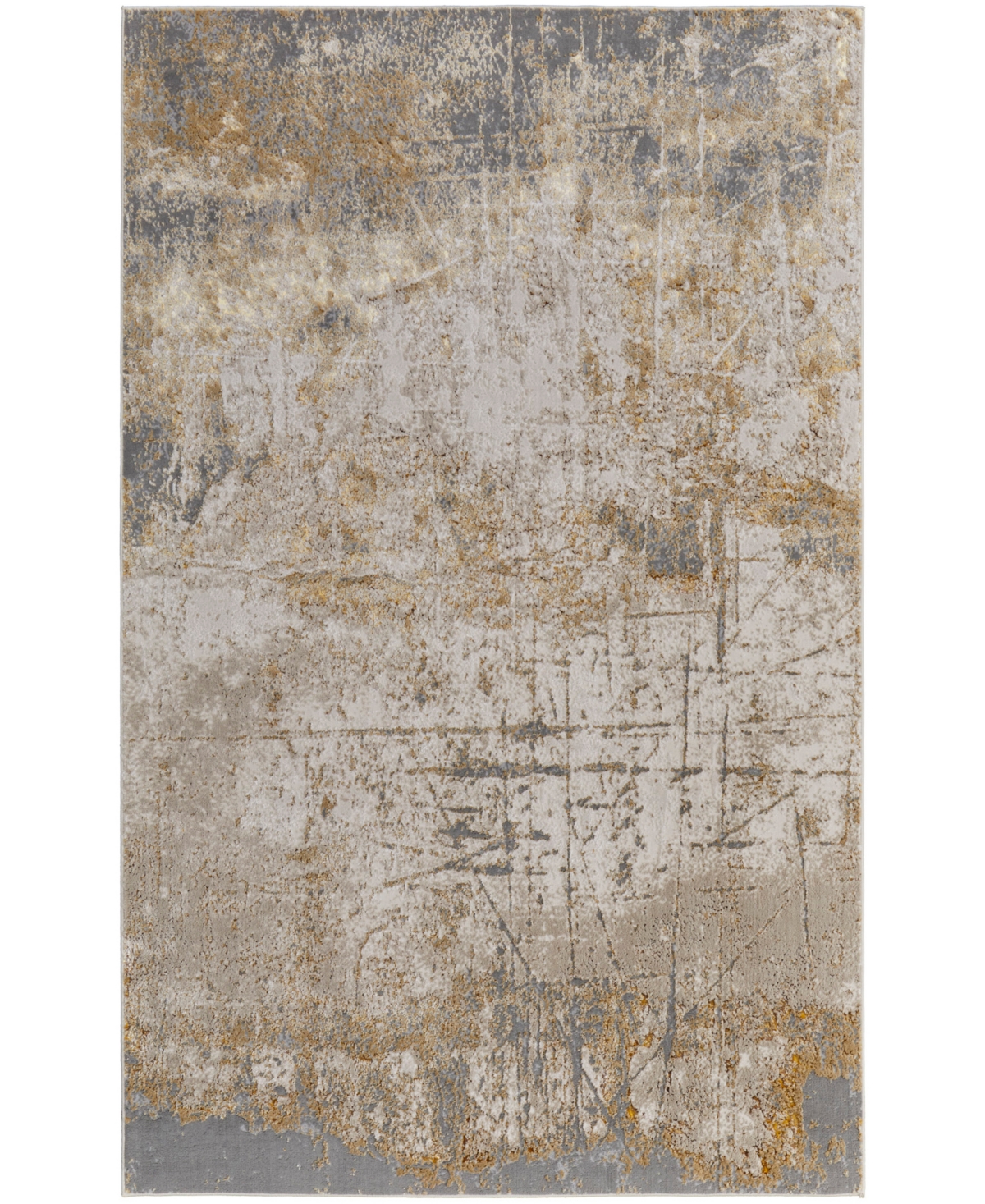 Click here for Feizy Aura 39LNF 5x8 Area Rug - Ivory  Gray prices