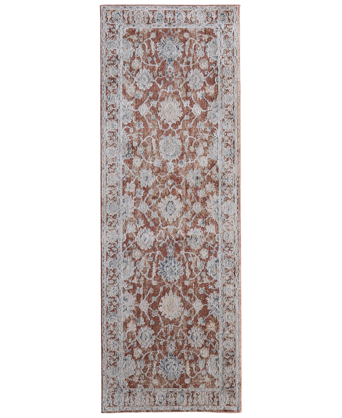 Click here for Feizy Pasha 39M7F 26x73 Runner Area Rug - Red  Ivo... prices