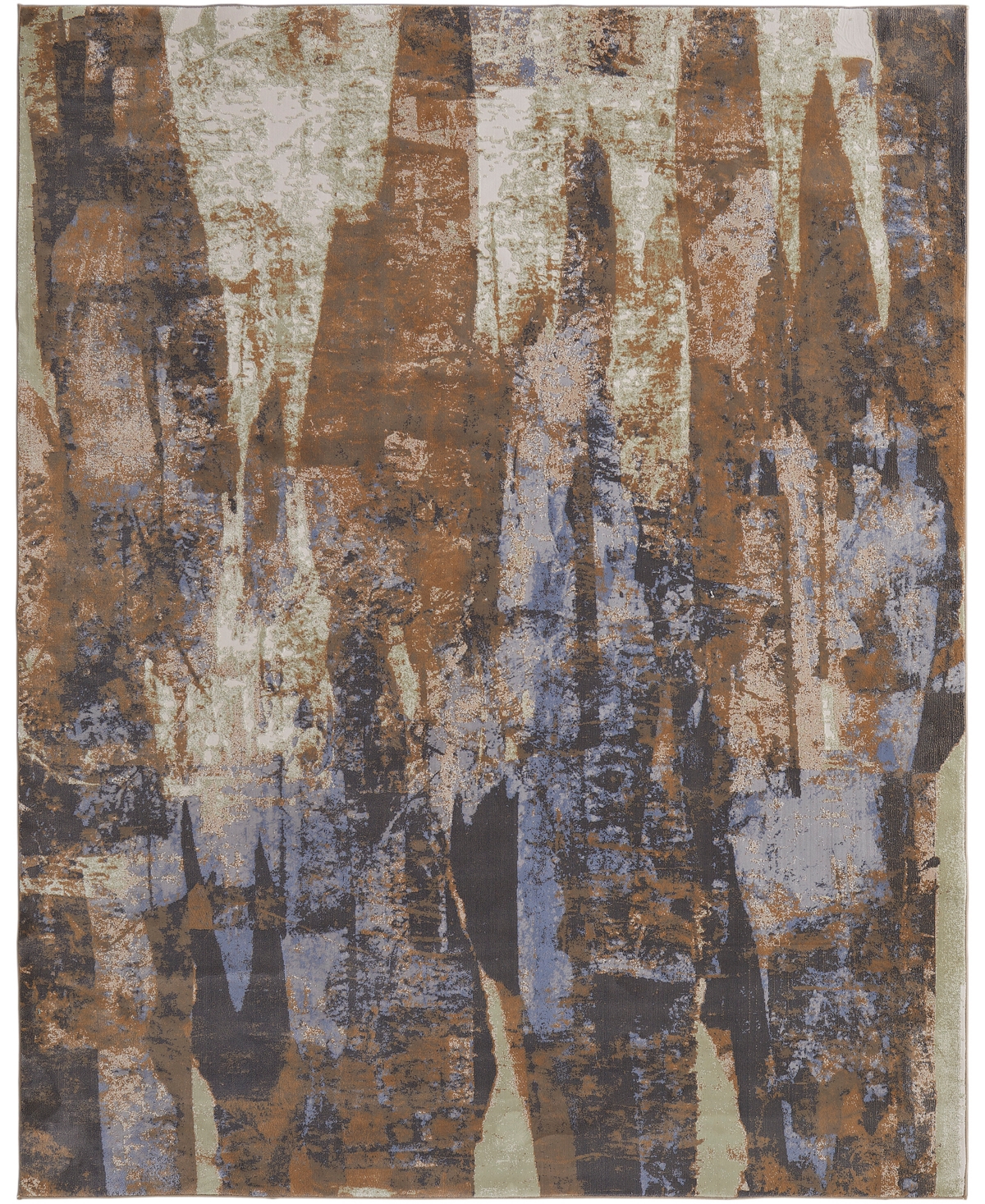 Click here for Feizy Clio 39K6F 5x76 Area Rug - Brown  Blue prices