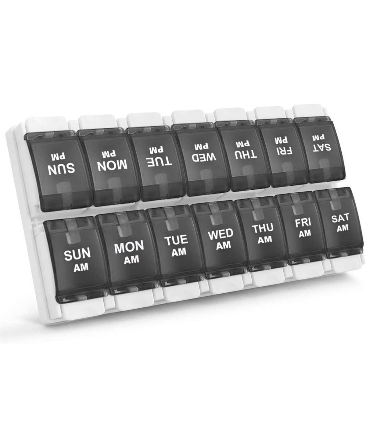 Click here for Sukuos Weekly Pill Organizer 7 Day 2 Times A Day... prices