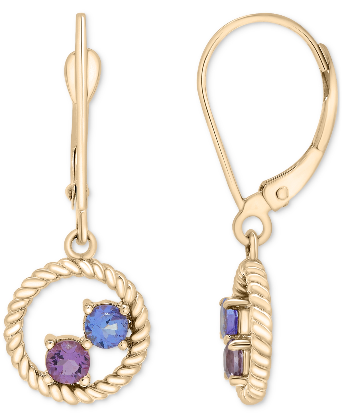 Click here for Tanzanite (1/4 ct. t.w.) & Rose de France Amethyst... prices