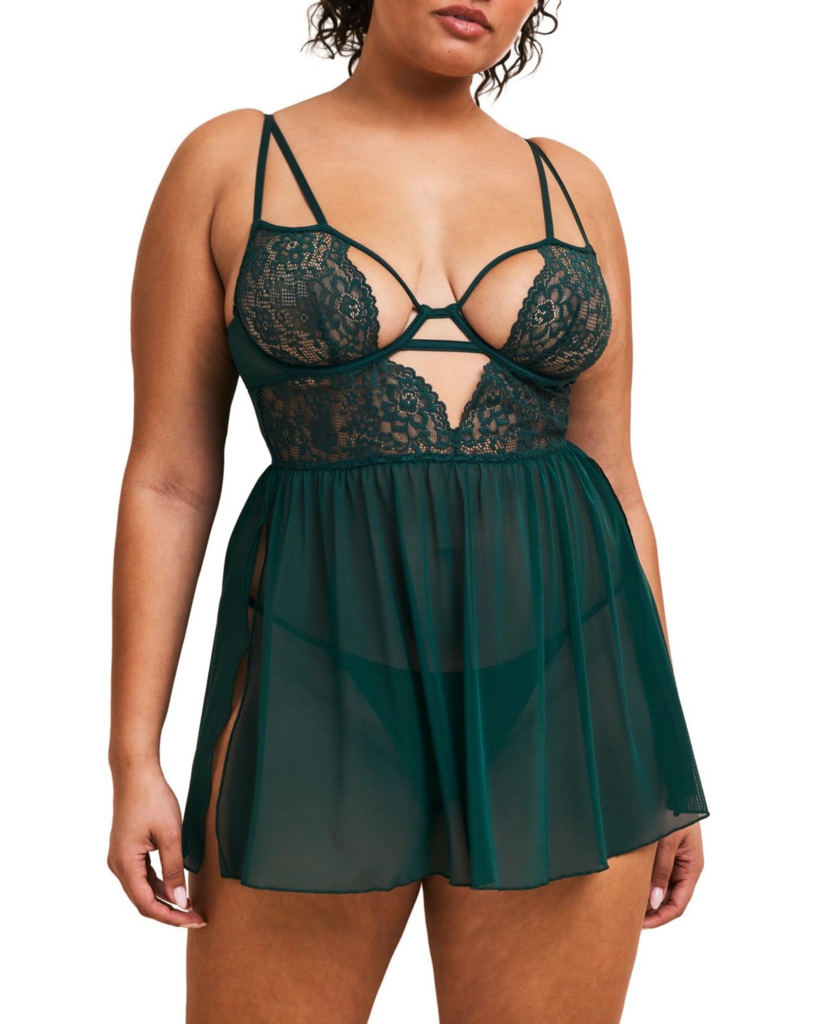 Click here for Adore Me Rae Womens Plus-Size Unlined Babydoll & G... prices