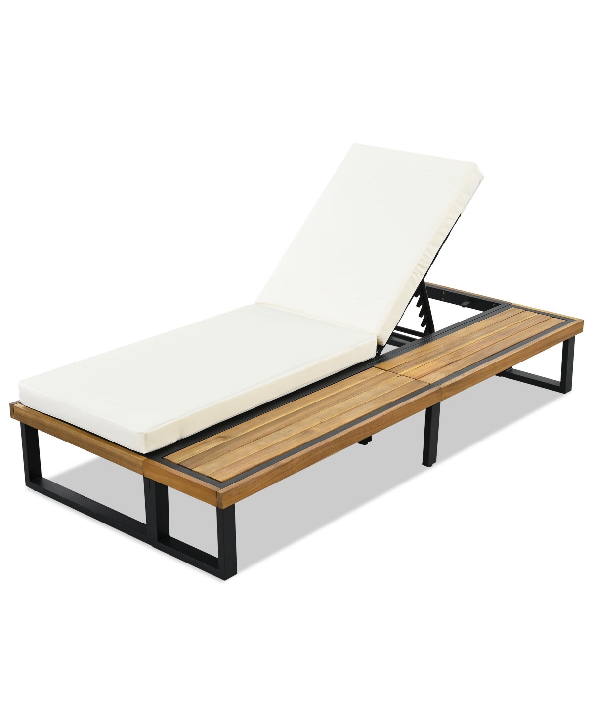 Click here for Mondawe Outdoor Chaise Lounge Chair with 5-Positio... prices