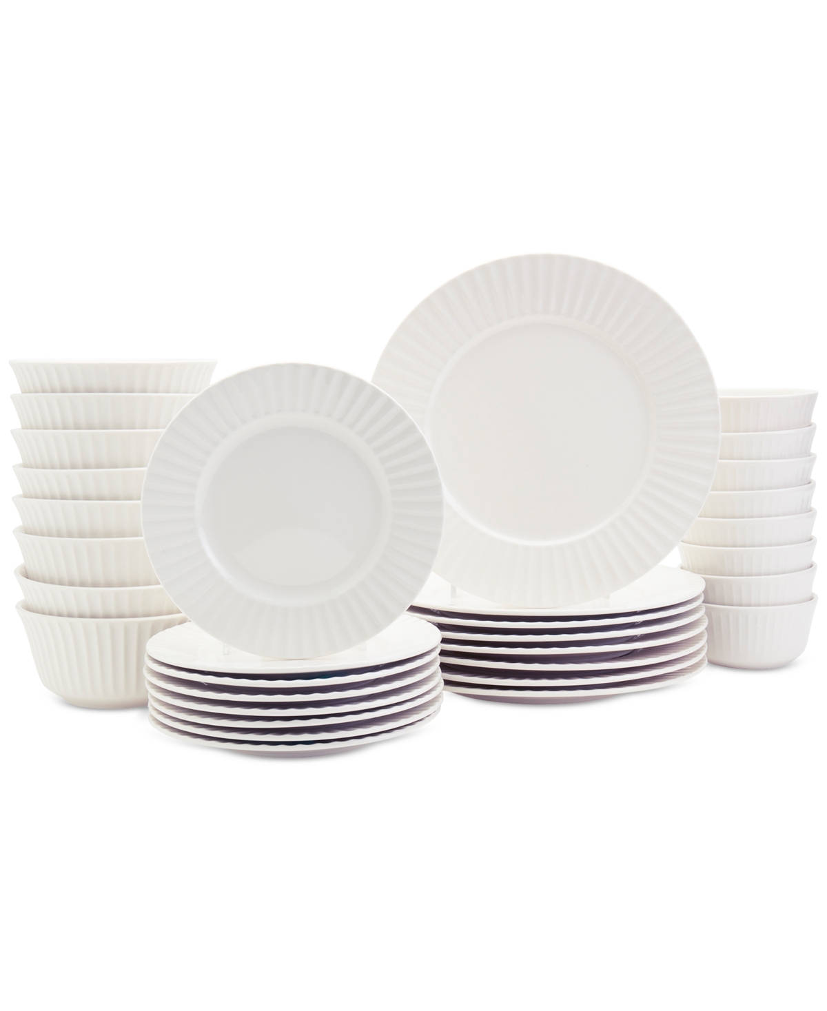 Click here for Haven Round Embossed 32 Pc. Dinnerware Set  Servic... prices