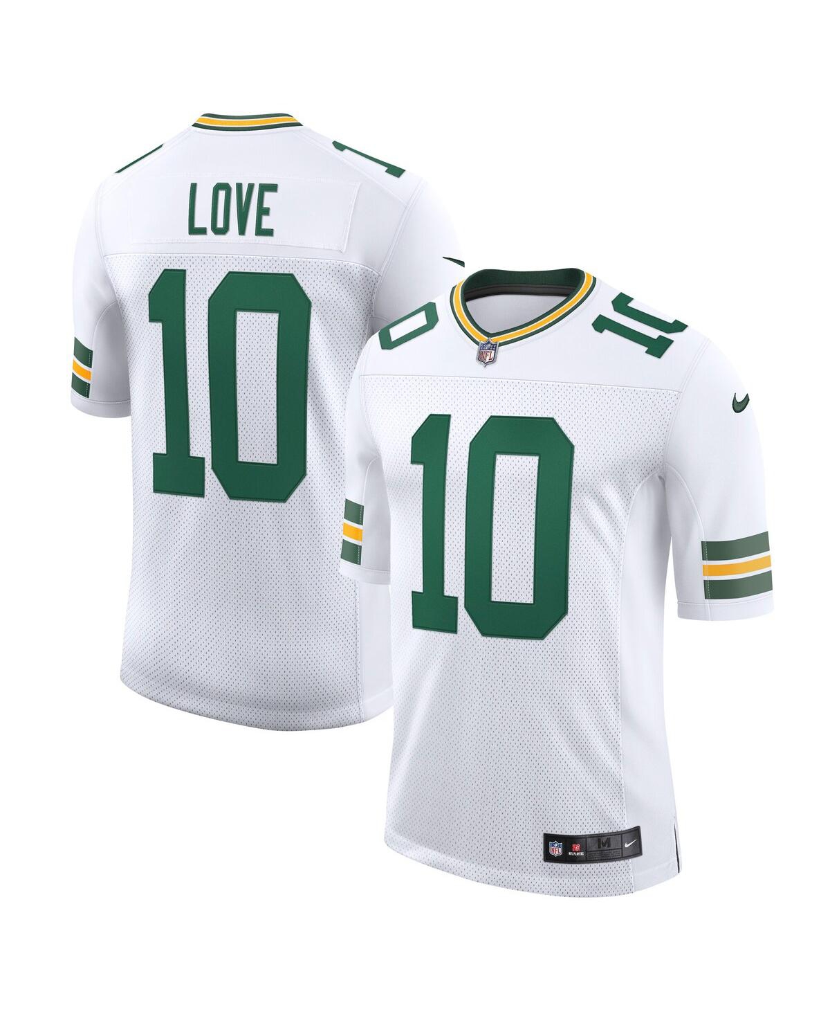 Click here for Nike Mens Jordan Love White Green Bay Packers Vapo... prices