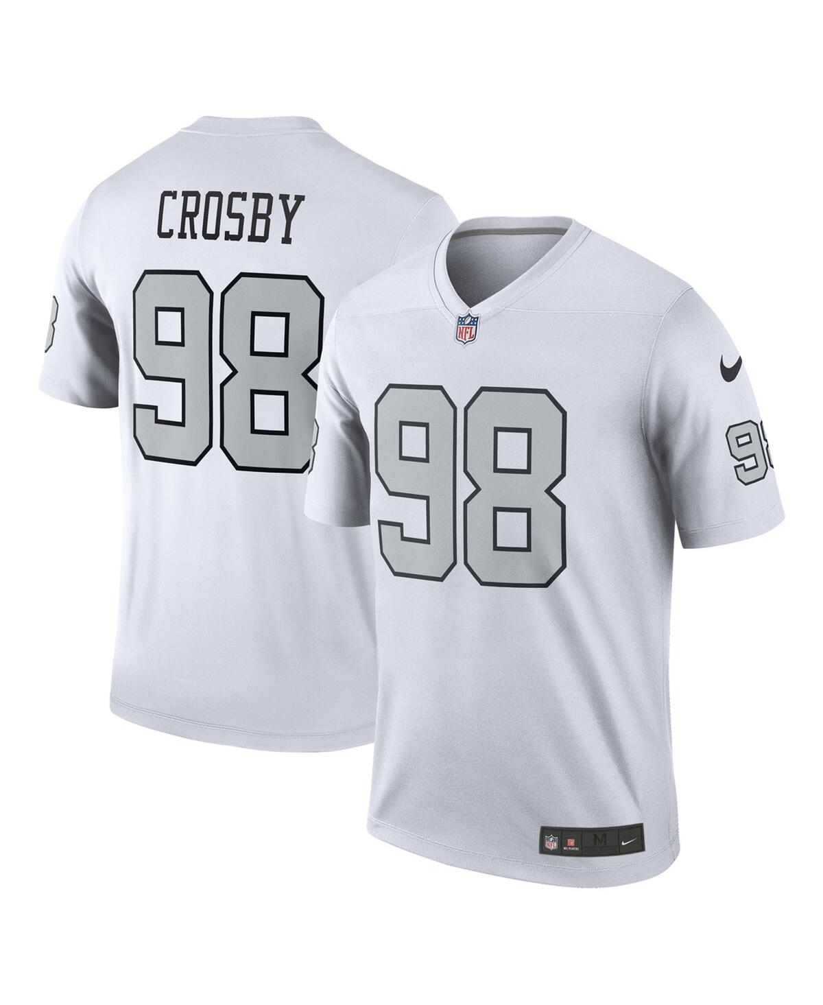 Click here for Nike Mens Maxx Crosby White Las Vegas Raiders Alte... prices