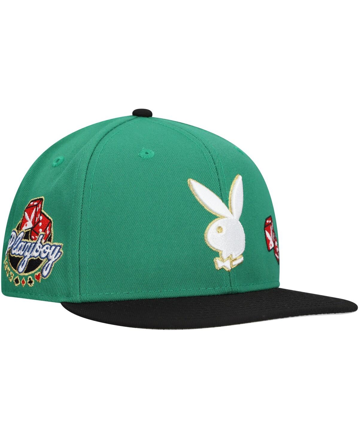 Click here for Lids Mens Green Playboy Casino Adjustable Hat - Gr... prices