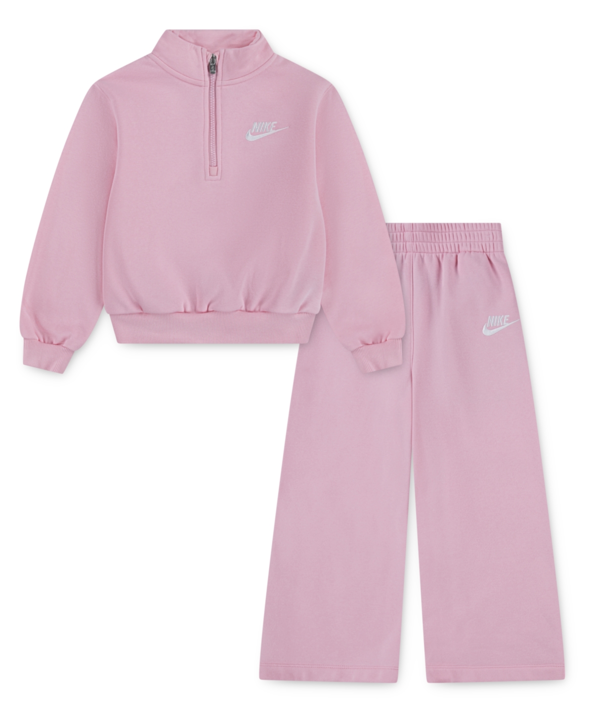 Click here for Nike Little Girls 2-Piece Wide Leg Club Fleece Top... prices