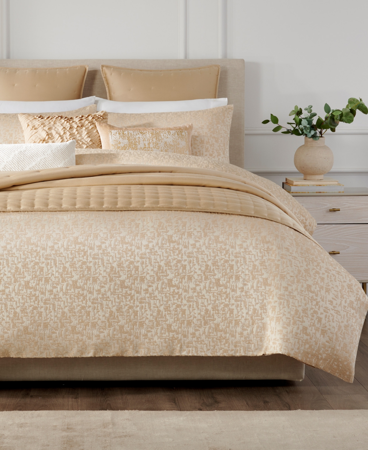 Donna Karan Fragment Duvet Cover  Full/Queen