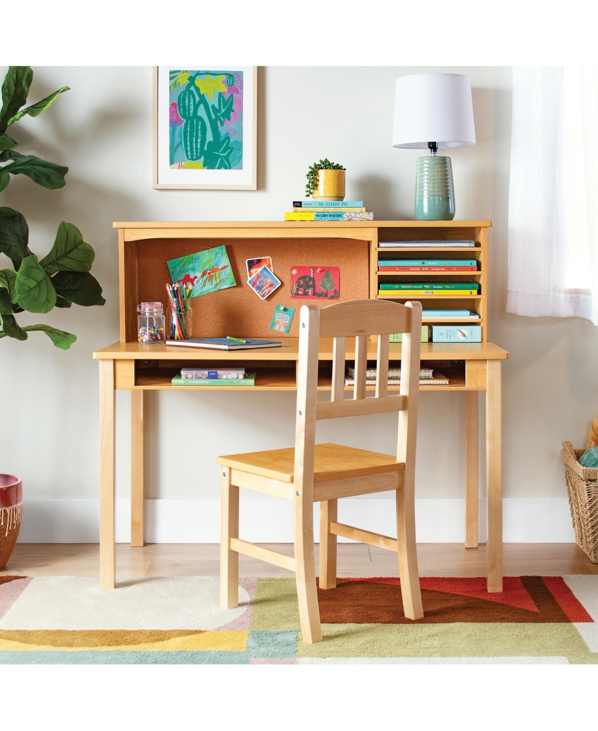 Click here for Guidecraft Kids Media Desk with Hutch and Chair Se... prices