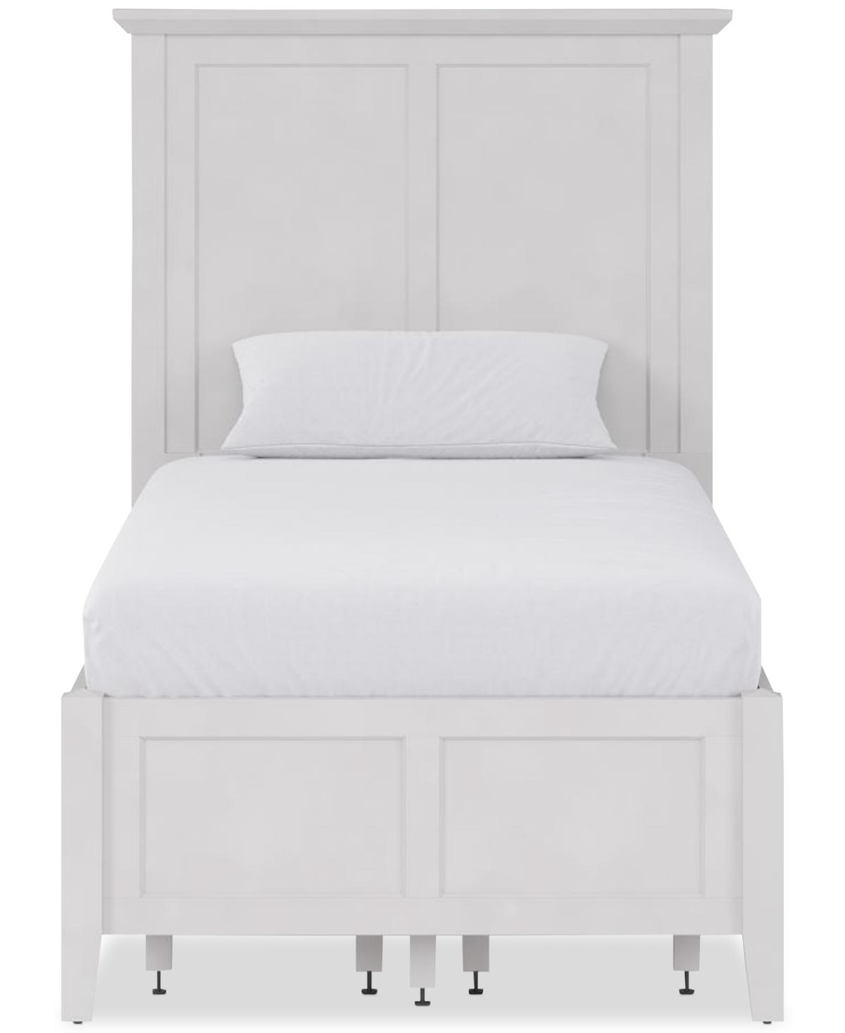 Click here for Hedworth Twin Storage Bed - White prices