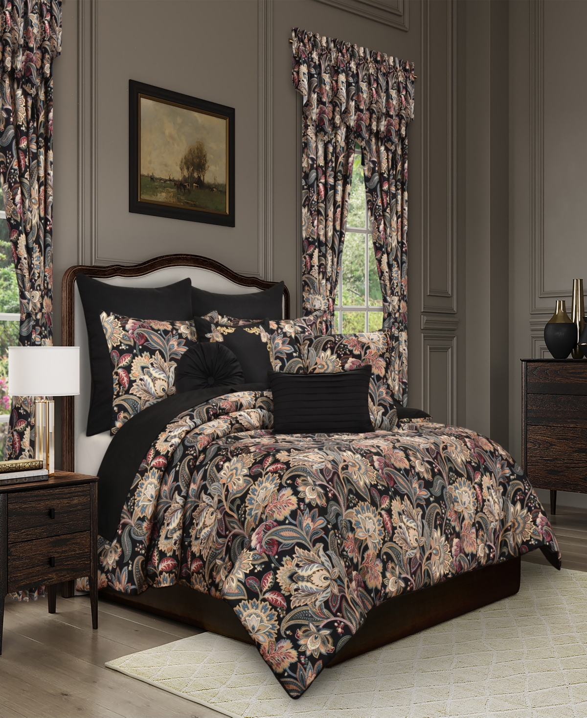 Click here for Royal Court Calabria Jacobean 3-Pc. Comforter Set... prices