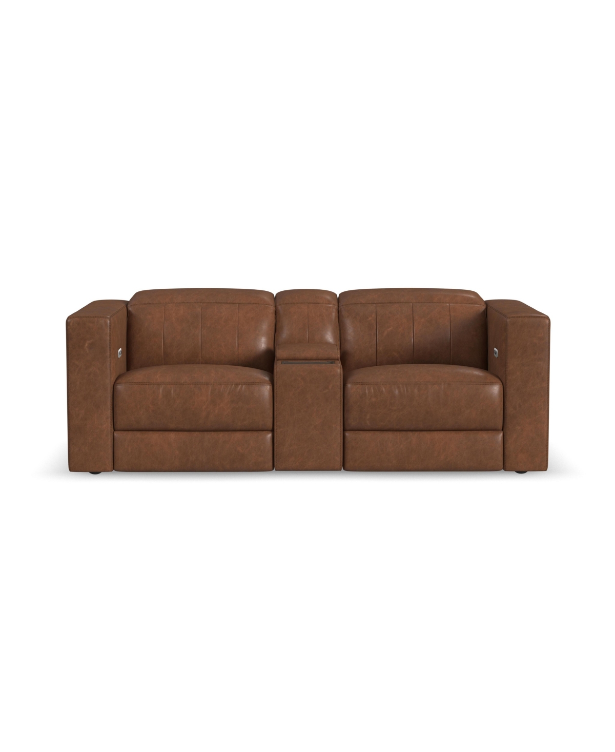 Click here for Flexsteel Austin 84 Chestnut Leather Power Reclini... prices